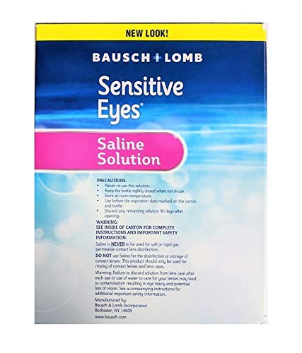 Sensitive Eyes Contact Lens Solution by Bausch & Lomb, Sensitive Eyes ...