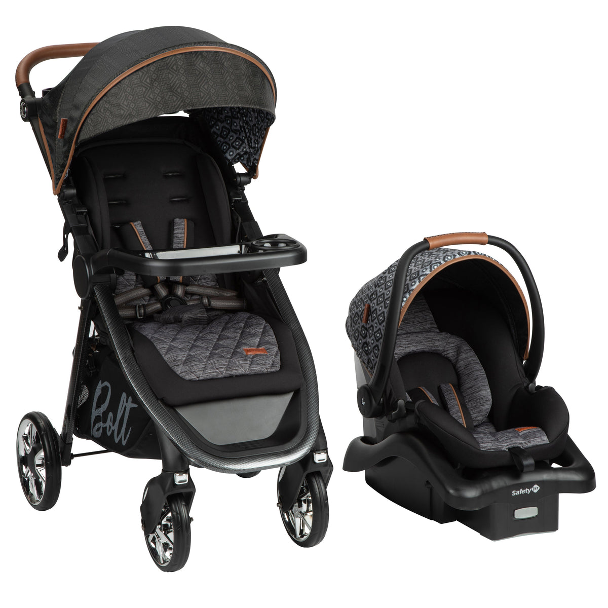 Monbebe Bolt Travel System Stroller and Infant Car Seat - Urban Boho ...