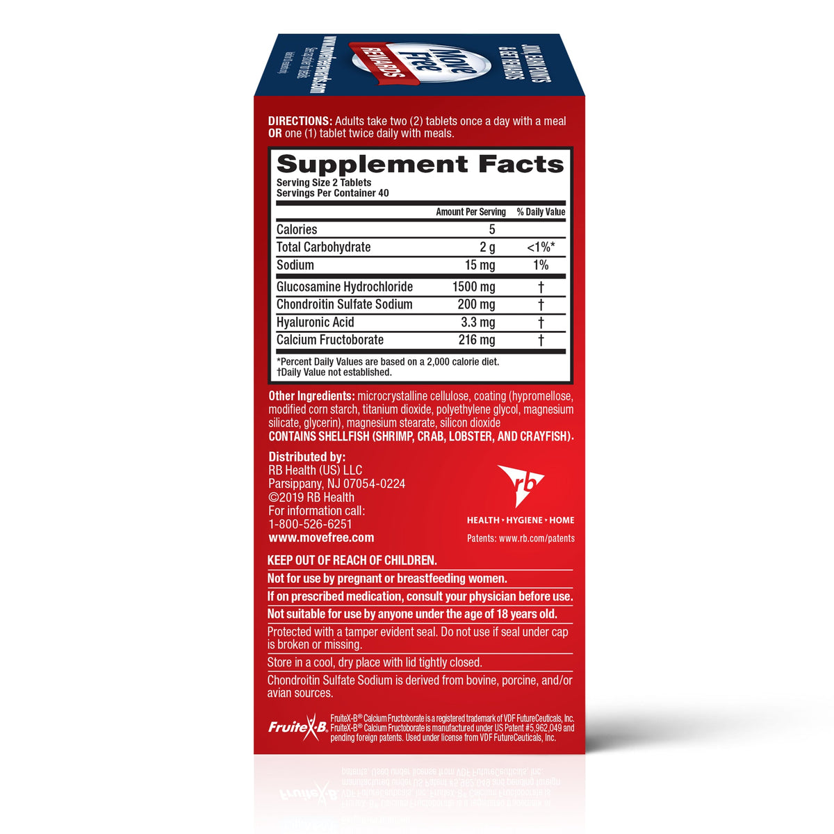 Move Free Advanced, 80 tablets White | Buy Supplements from Move ...