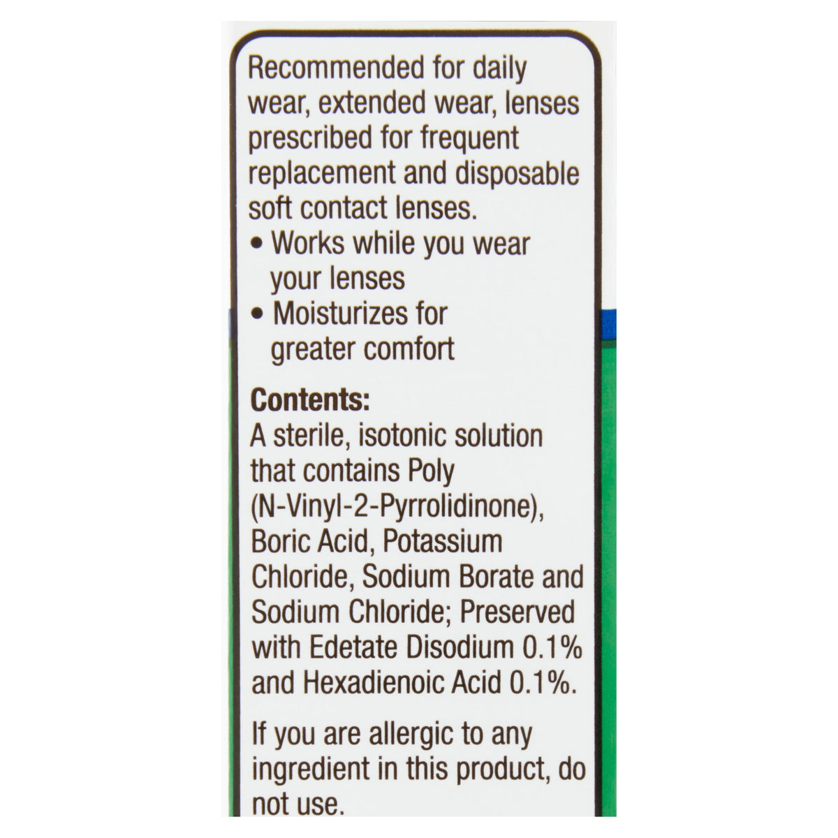 Equate Contact Lens Rewetting Drops, 0.5 Fl oz 0.5 oz | Buy Equate Eye ...