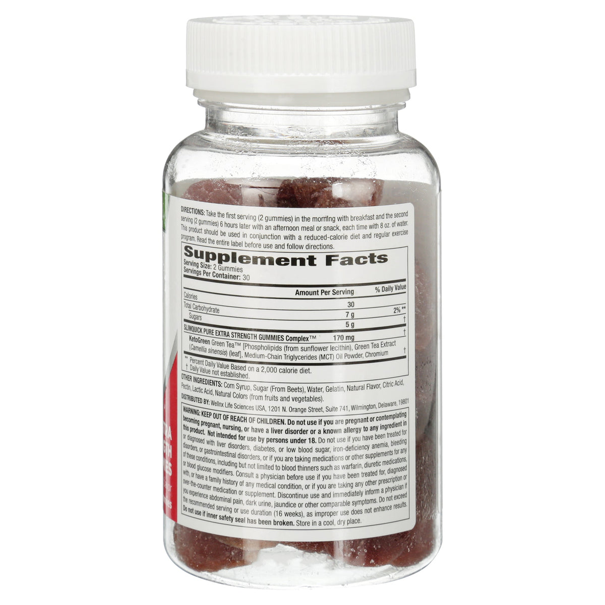 Slimquick Pure Weight Management Gummies, Mixed Berry, 60 Ct Multicolor ...